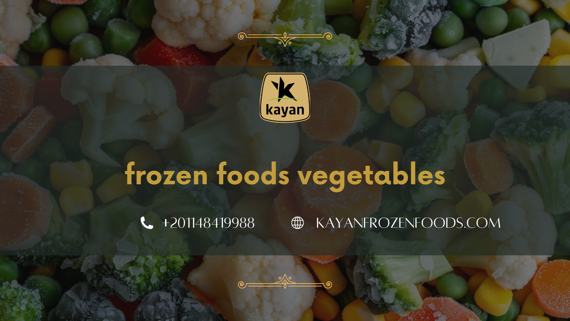 frozen foods vegetables 3 Benefits of Partnering with Kayan